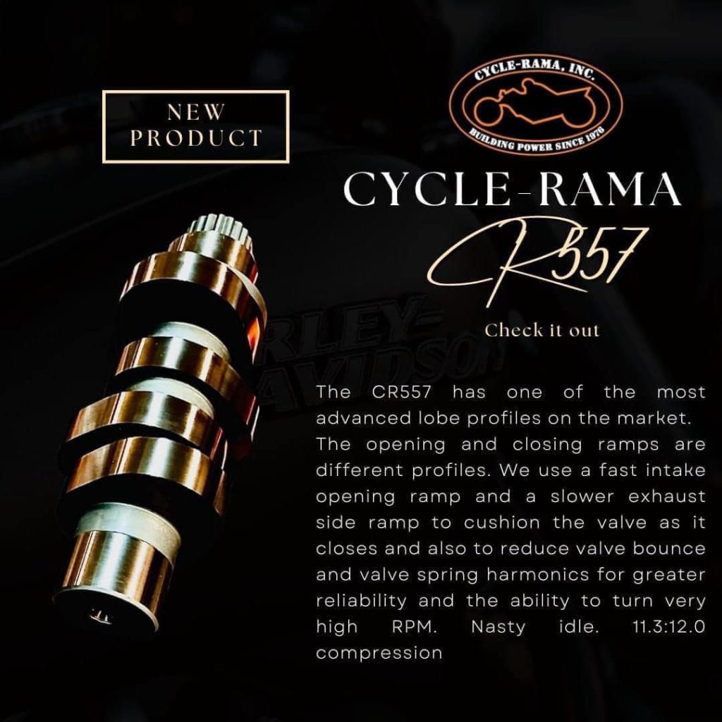 Cycle-Rama Inc. CR557 M8 Camshaft – Alpha Performance Engines